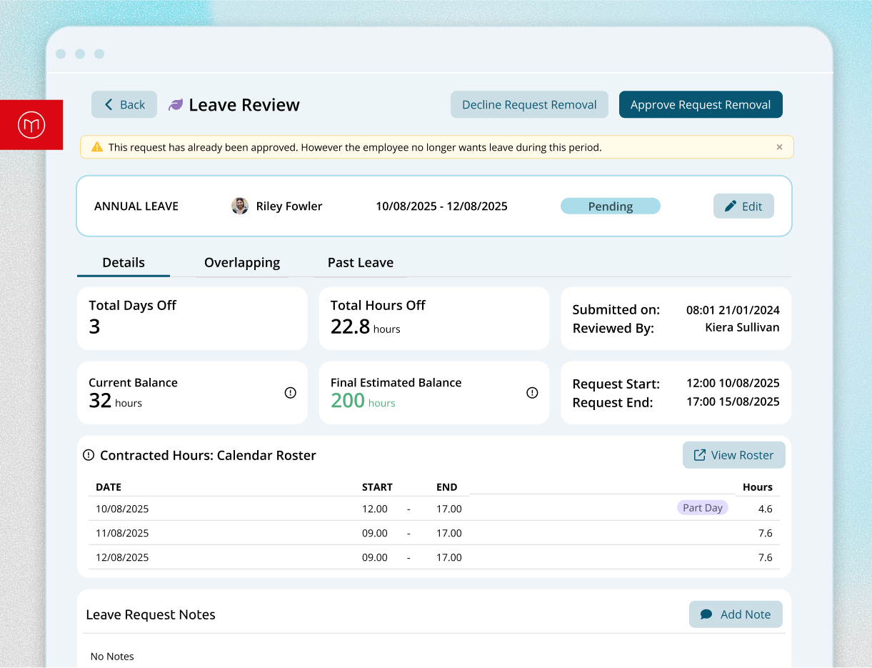 New and Improved Leave Request and Review Tools | Microkeeper Blog
